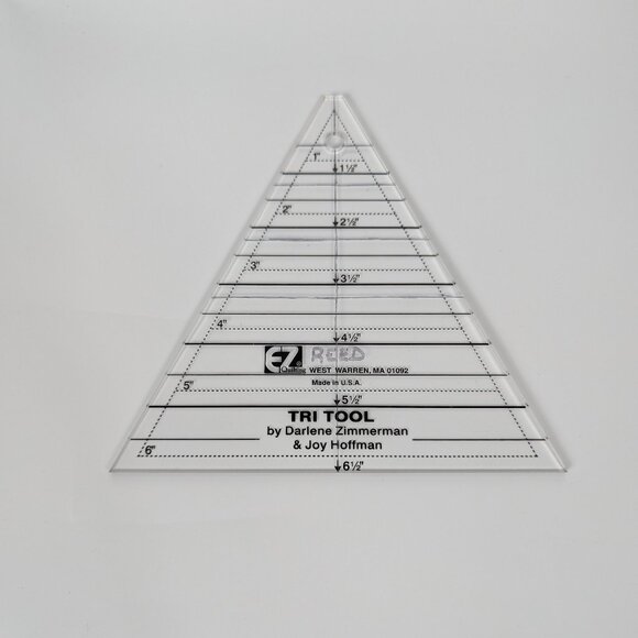 EZ Quilting | Other | Ez Quilting Tri Tool Triangle Quilting Ruler ...